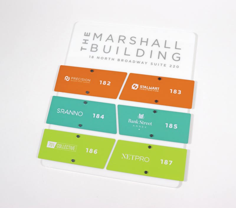 Exterior Office Building Directory Signs Business Directory Signs